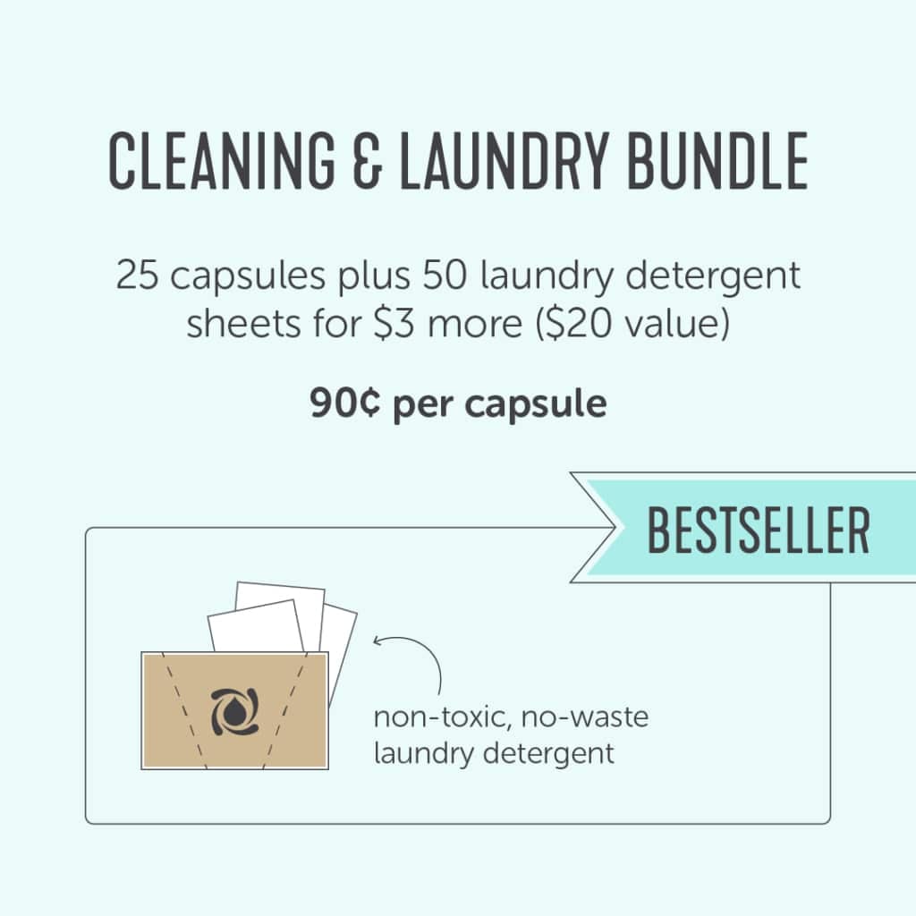 Force of Nature Cleaning & Laundry Bundle | Cleaner + Laundry Sheets
